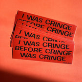 Cringe Sticker – Peach Beast